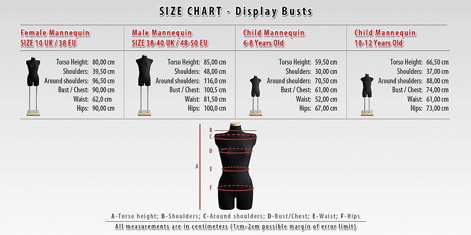 SIZE 38/40 MALE Mannequin with HEAD Display Dummy Retail Fashion Full ...